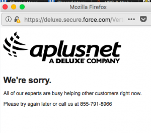 Aplus.net Uptime Review - HRANK.com